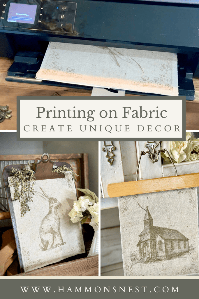 Printing on Fabric to Create Unique Decor